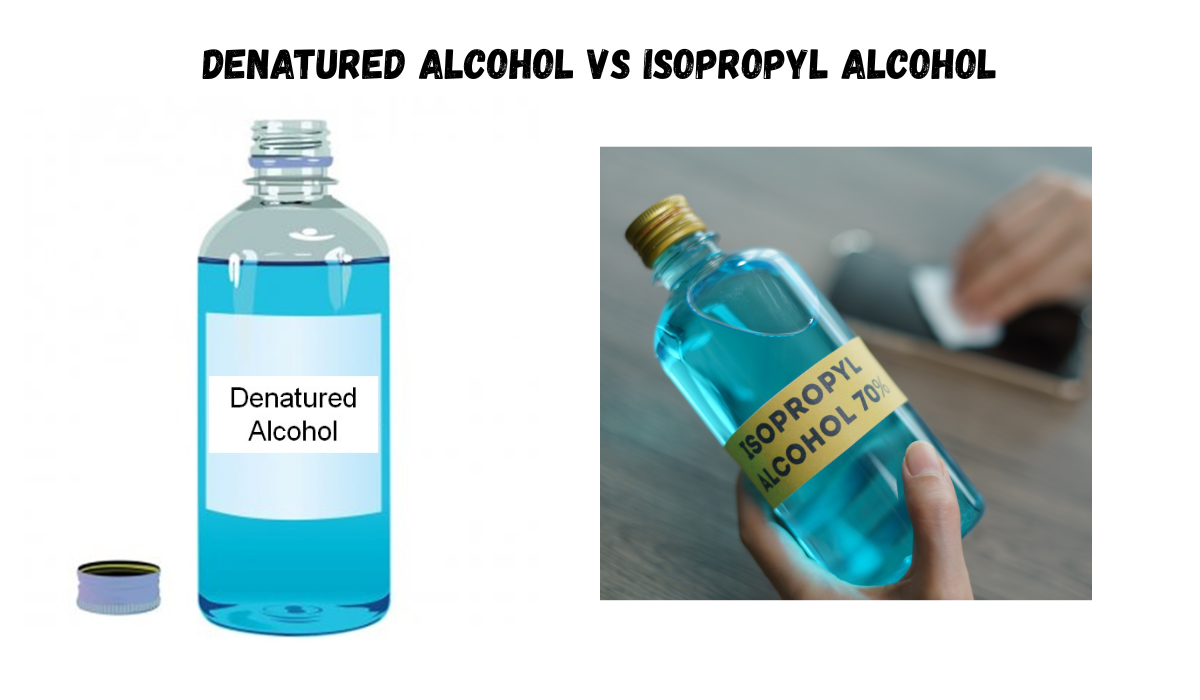 Denatured Alcohol vs Isopropyl Alcohol: Key Differences and Uses – Keeswan Denatured Alcohol vs Isopropyl Alcohol: Key Differences and Uses – Keeswan
